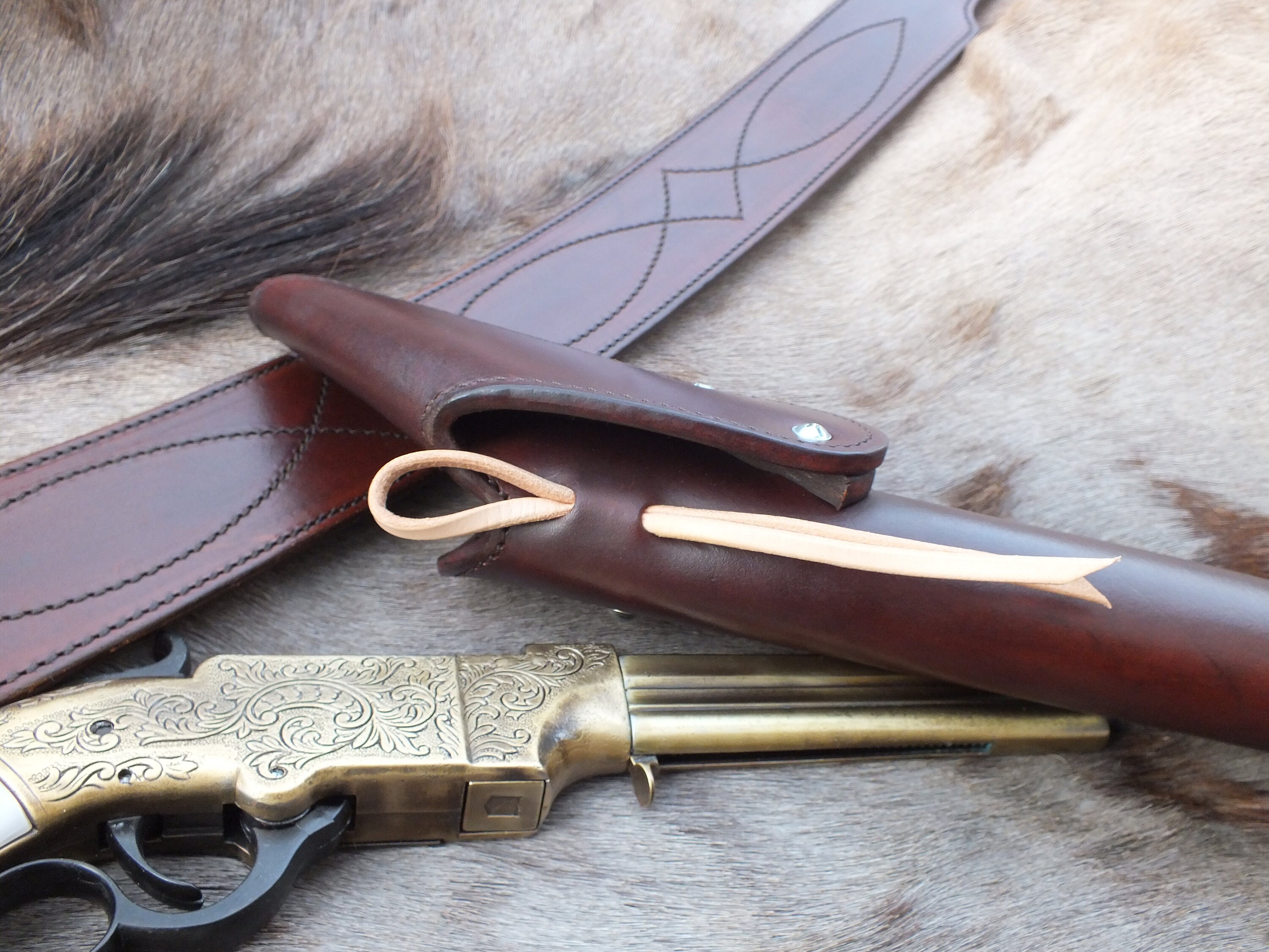 Arthur Morgan Volcano Cross Draw Holster and Belt #LARP #cosplay # ...