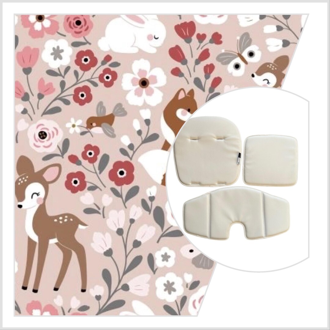 OXO Tot Sprout Baby High Chair Cushion With Soft Padding - Animal Print ...