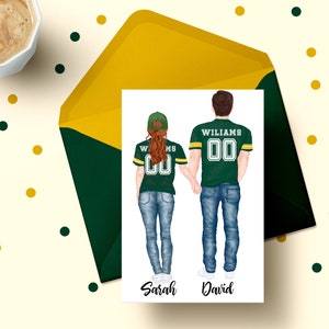 Football Jerseys Clipart: "couples IN Jersey" Couples Clipart Jersey ...