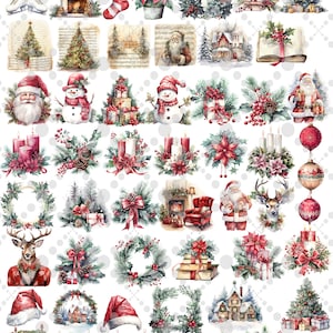 Mega Christmas Bundle Clipart: "christmas FAMILY Bundle" Big Clipart ...