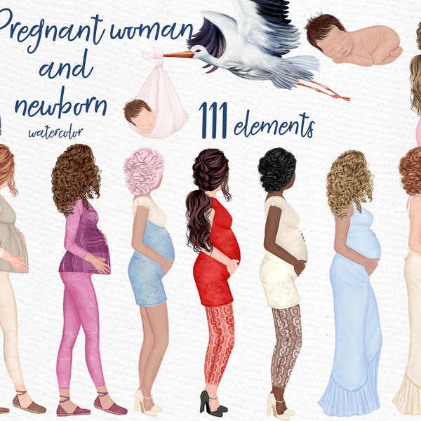 Woman Clipart - Etsy
