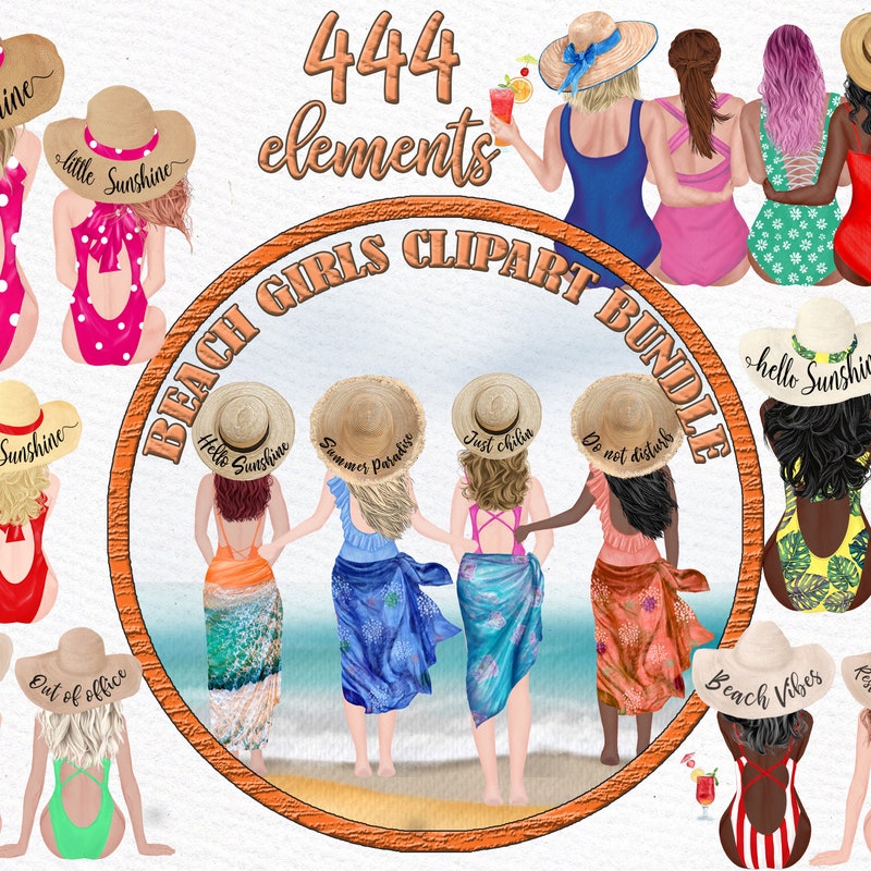 Beach Girl Art - Etsy