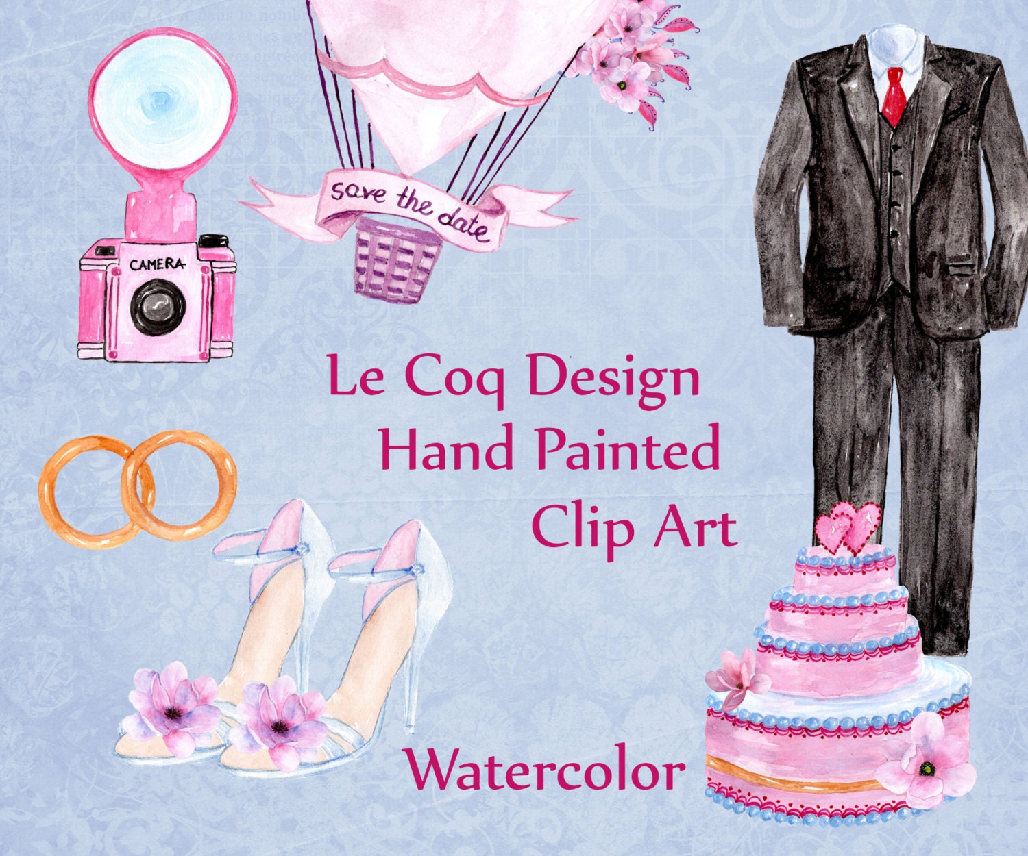 Wedding Dress Clipart: wedding CLIPART Set Bridal - Etsy