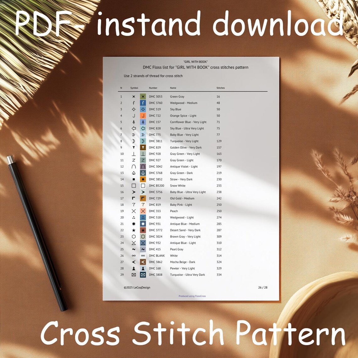 Girl With Book Cross Stitch Pattern: Cozy Reading Nook (PDF) - Etsy