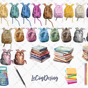 Back to School Clipart: "boys AND Girls" Little Students Clipart School ...