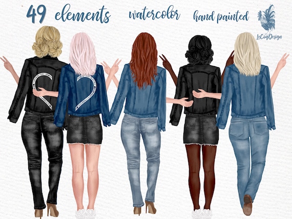 Girls Jacket Clipart