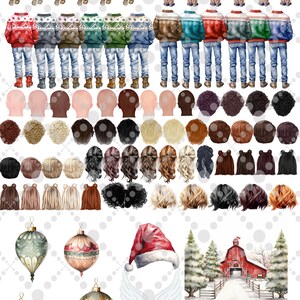 Mega Christmas Bundle Clipart: "christmas FAMILY Bundle" Big Clipart ...