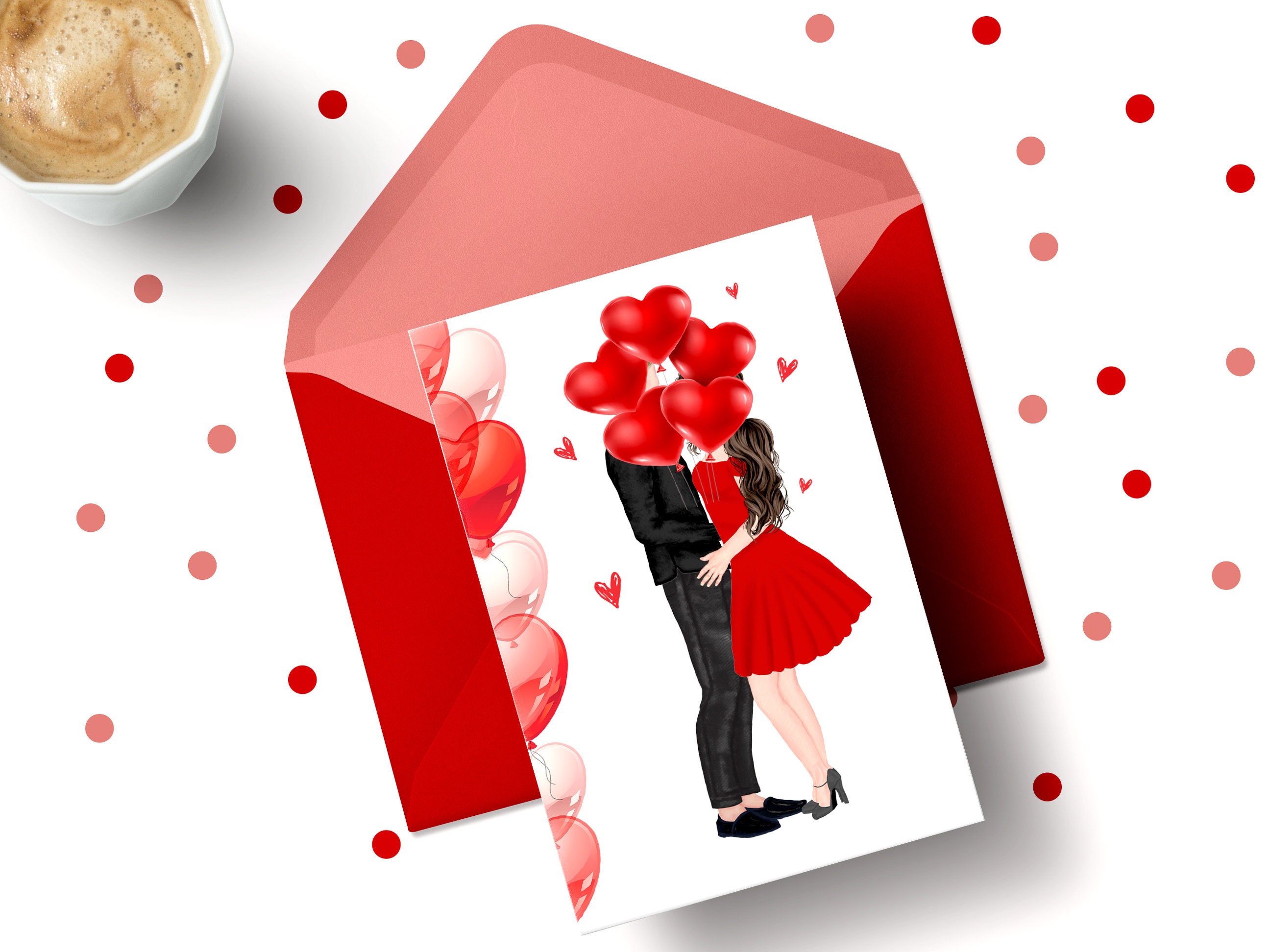 Valentine Couples Clipart: VALENTINE'S DAY Clipart - Etsy