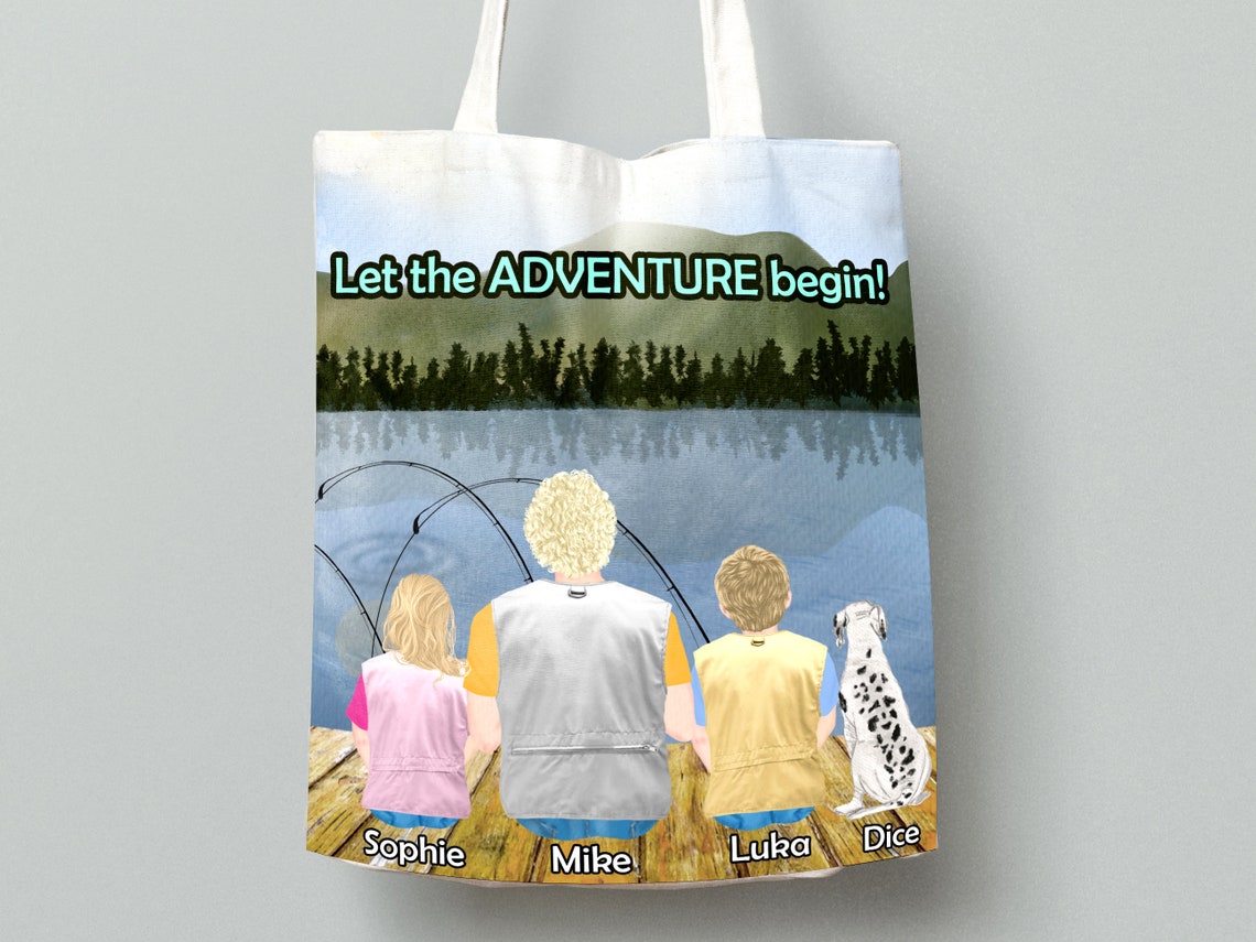 Fishing Clipart: family Fishing Father's Day - Etsy