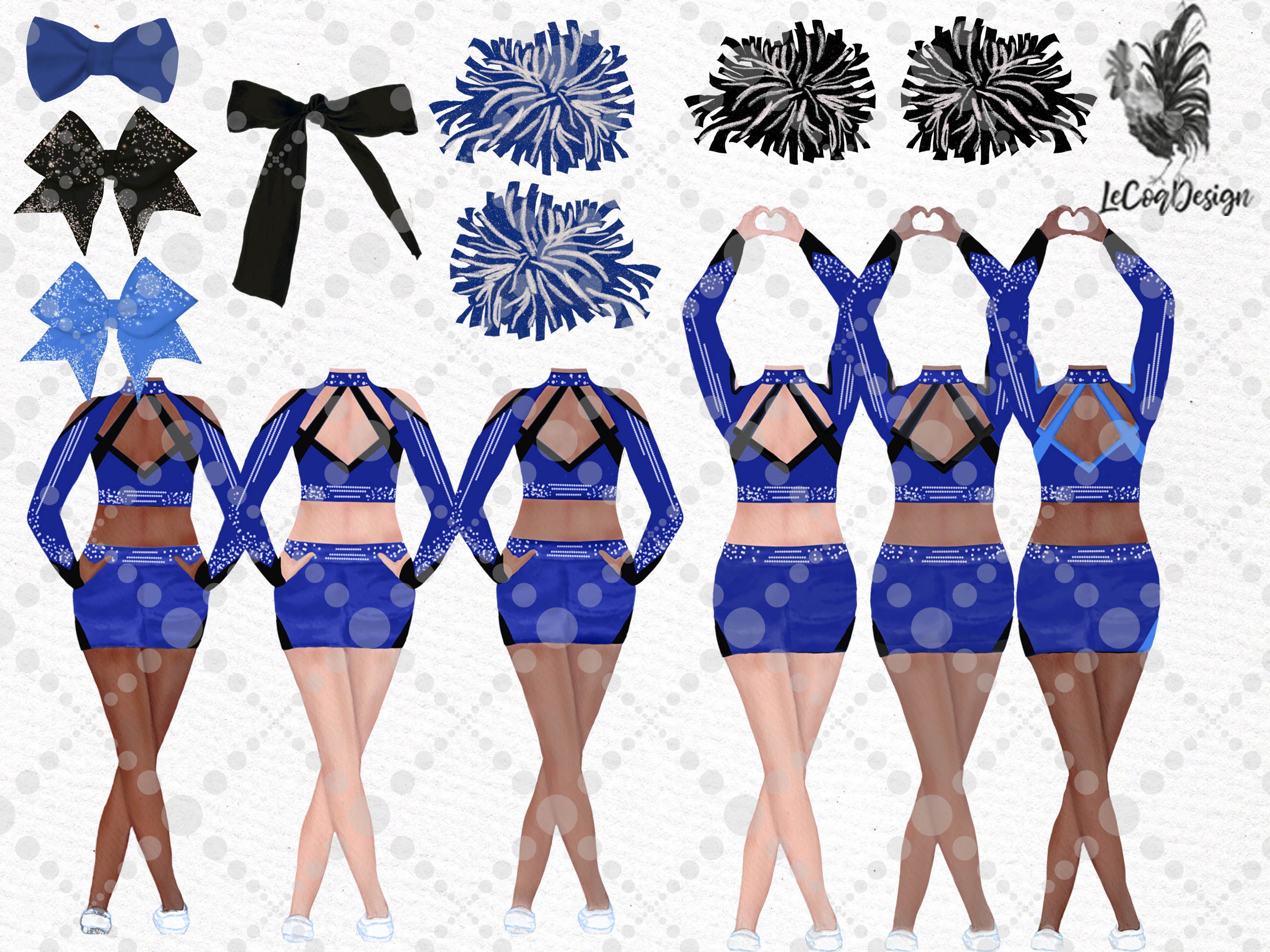 Cheerleaders Clipart: "girls Clipart" Watercolor Girls Best Friends ...