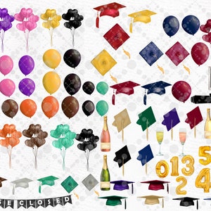 Graduation Bundle Clipart: "graduating Students" Graduate Congrats ...