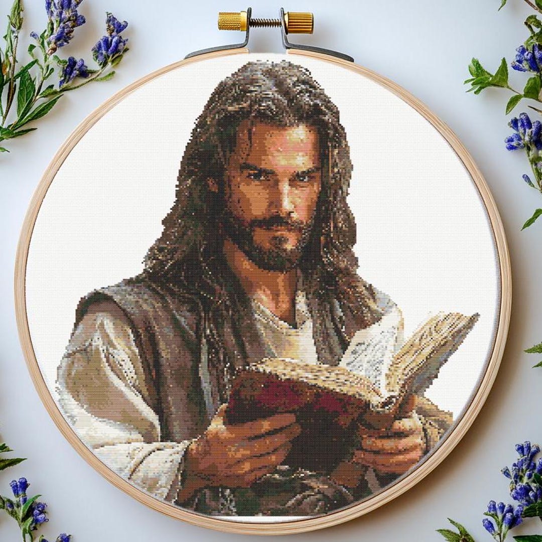 Jesus Cross Stitch Pattern Pdf: "religious CROSS Stitch" Jesus Christ ...