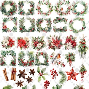 Mega Christmas Bundle Clipart: "christmas FAMILY Bundle" Big Clipart ...