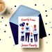 Sport Family Clipart: "baseball Family" Dad Mom Children Watercolor ...