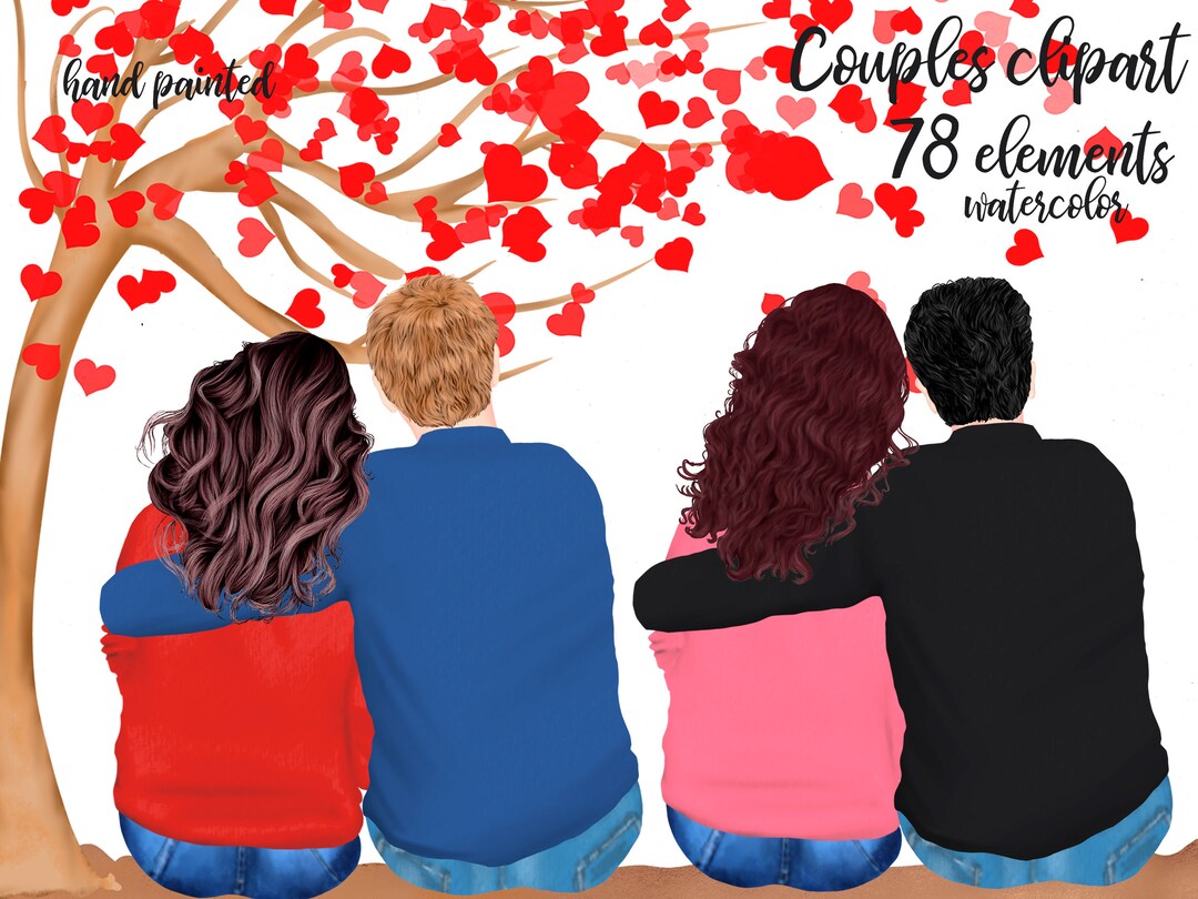 Couples Clipart: "valentines Couples" Valentine's Day Boyfriend ...