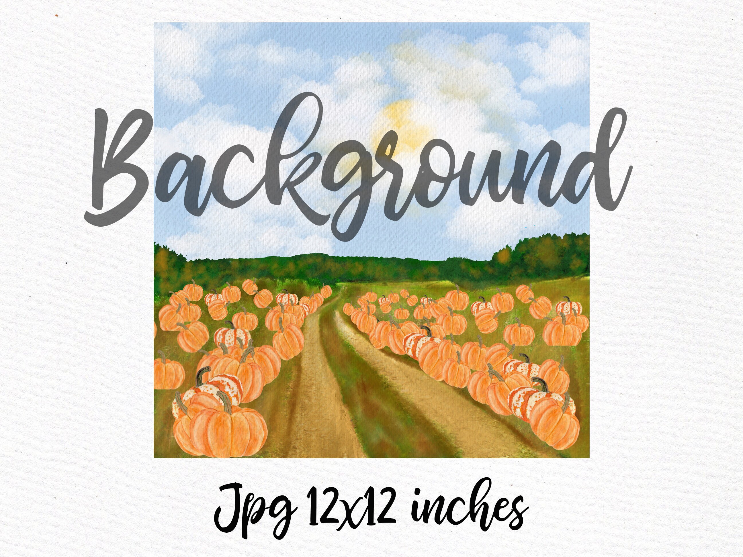 Autumn clipart: BEST FRIENDS CLIPART Pumpkin patch | Etsy