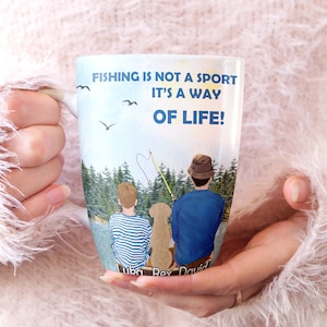 Fishing Clipart: "boy Fishing" Father's Day Clipart Dad and Boy Fishing ...
