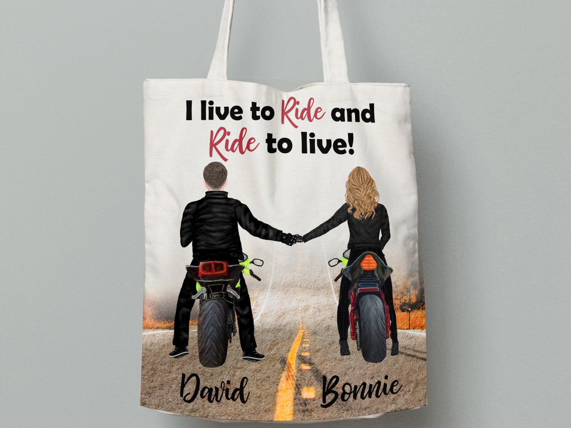 Biker Clipart: couple RIDING Bike Bikers Couple - Etsy