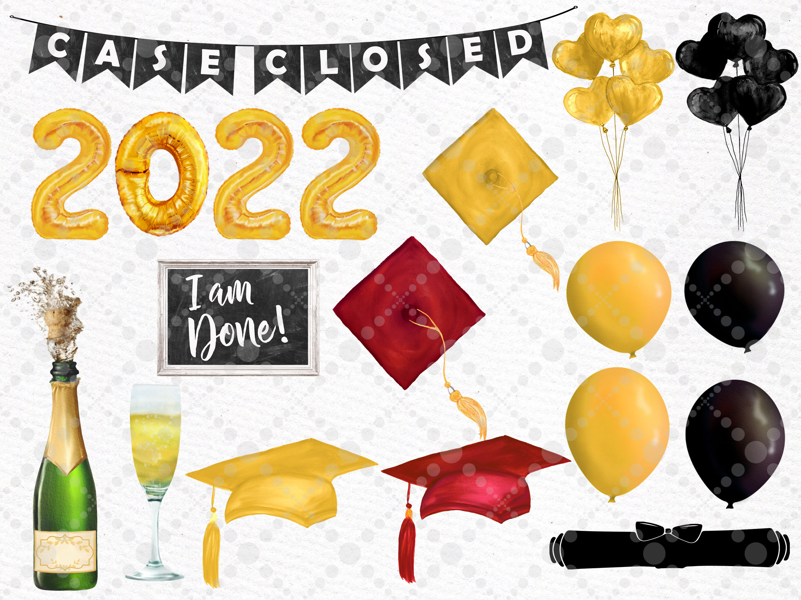 Graduation Clipart: graduating Students Graduate - Etsy
