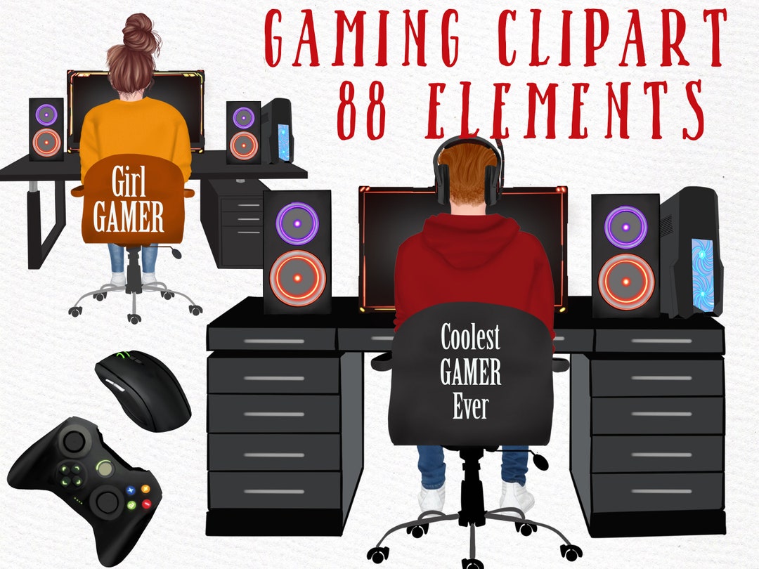 Gamer Clipart: "gaming Clipart" Video Game Clipart Computer Clipart ...