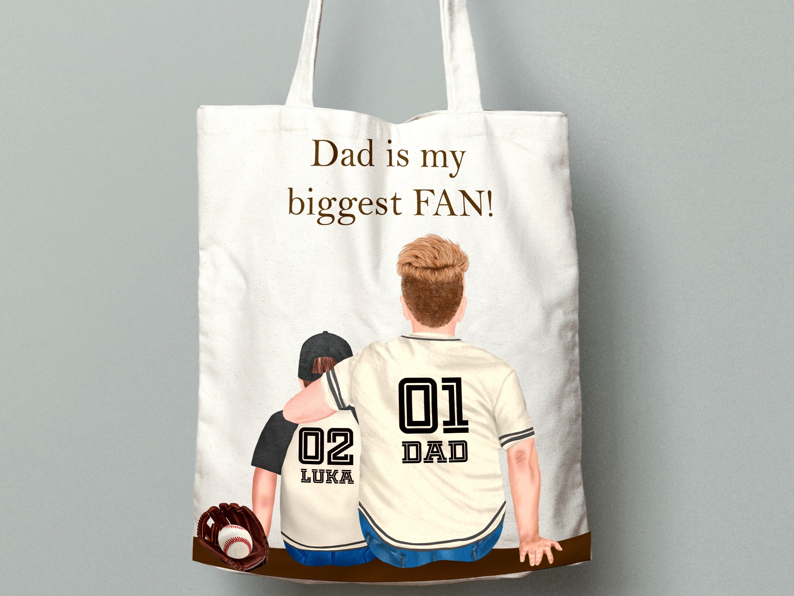 Baseball Dad Clipart: father AND Kids Father's - Etsy