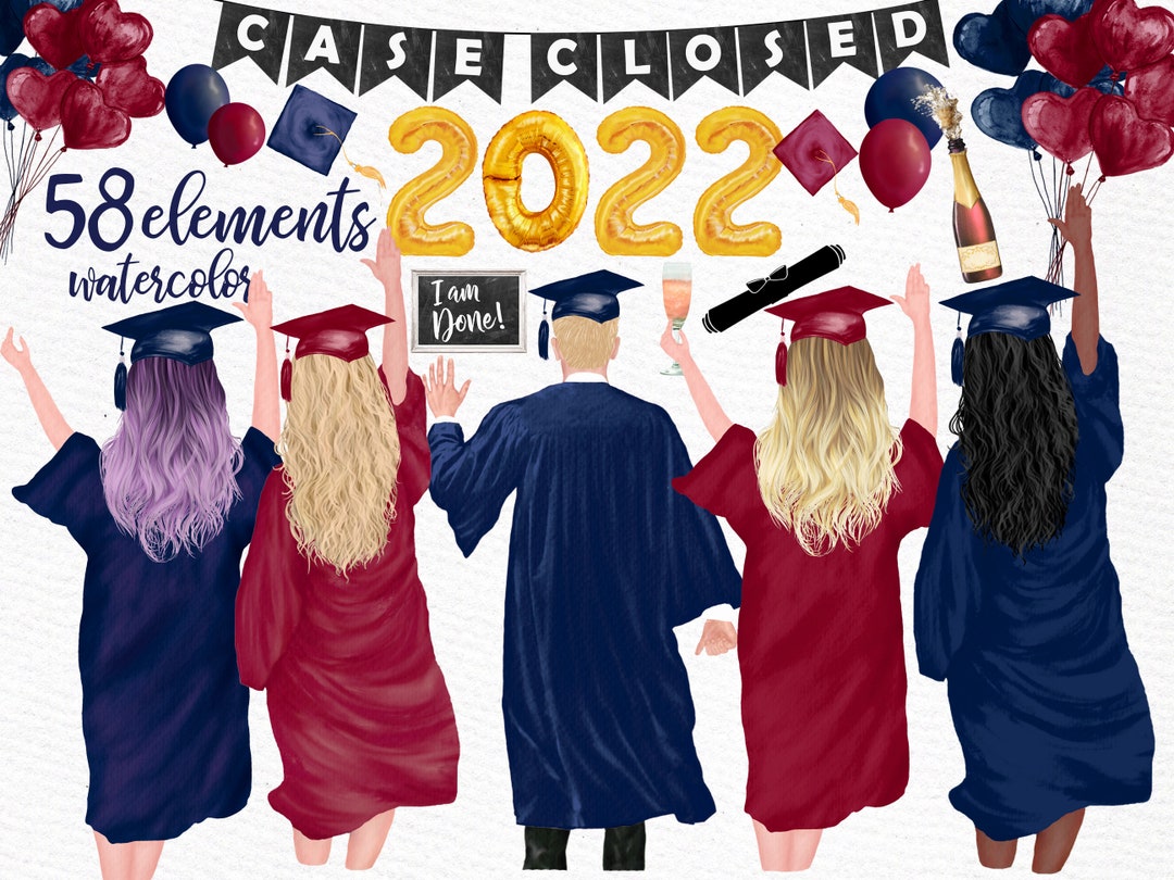 Graduation Clipart: "graduating Students" Graduate Congrats Graduation ...