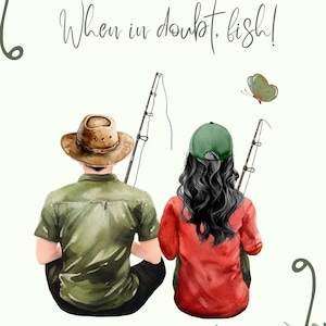 Fishing Clipart: "fishing COUPLES Clipart" Fishing Family Lake ...