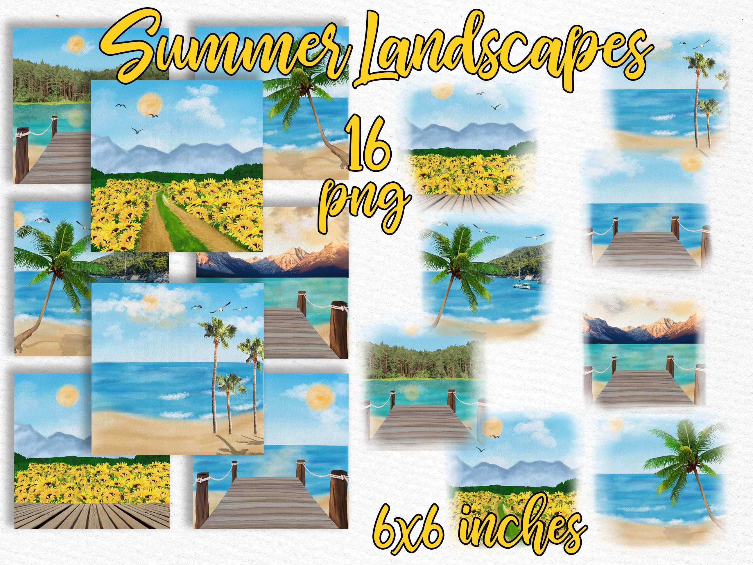 Summer Landscape Clipart
