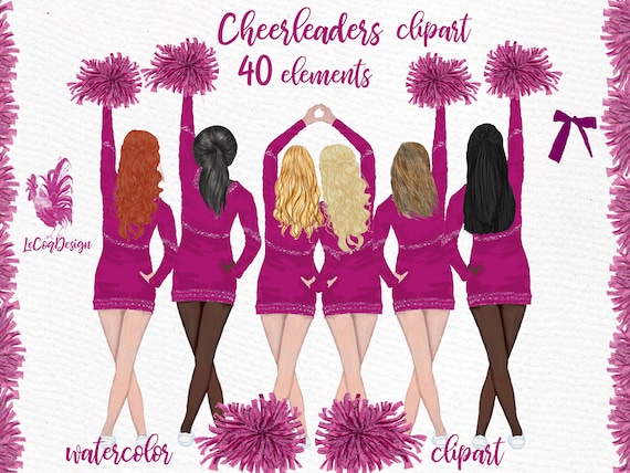 Pink Cheer Uniform Clipart