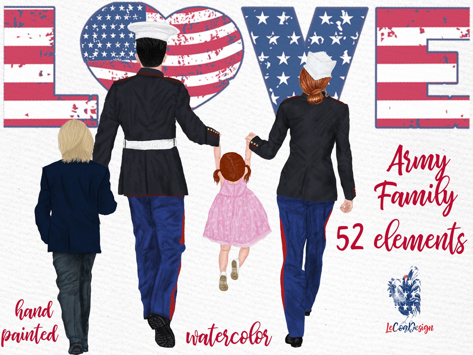 Family Clipart: "marine FAMILY Clipart" Soldier Clipart Man in Uniform ...
