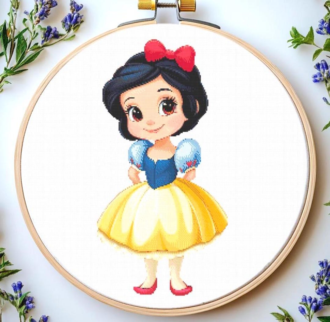 Snow White Cross Stitch Pattern Pdf: "fairytale CROSS Stitch" Princess ...