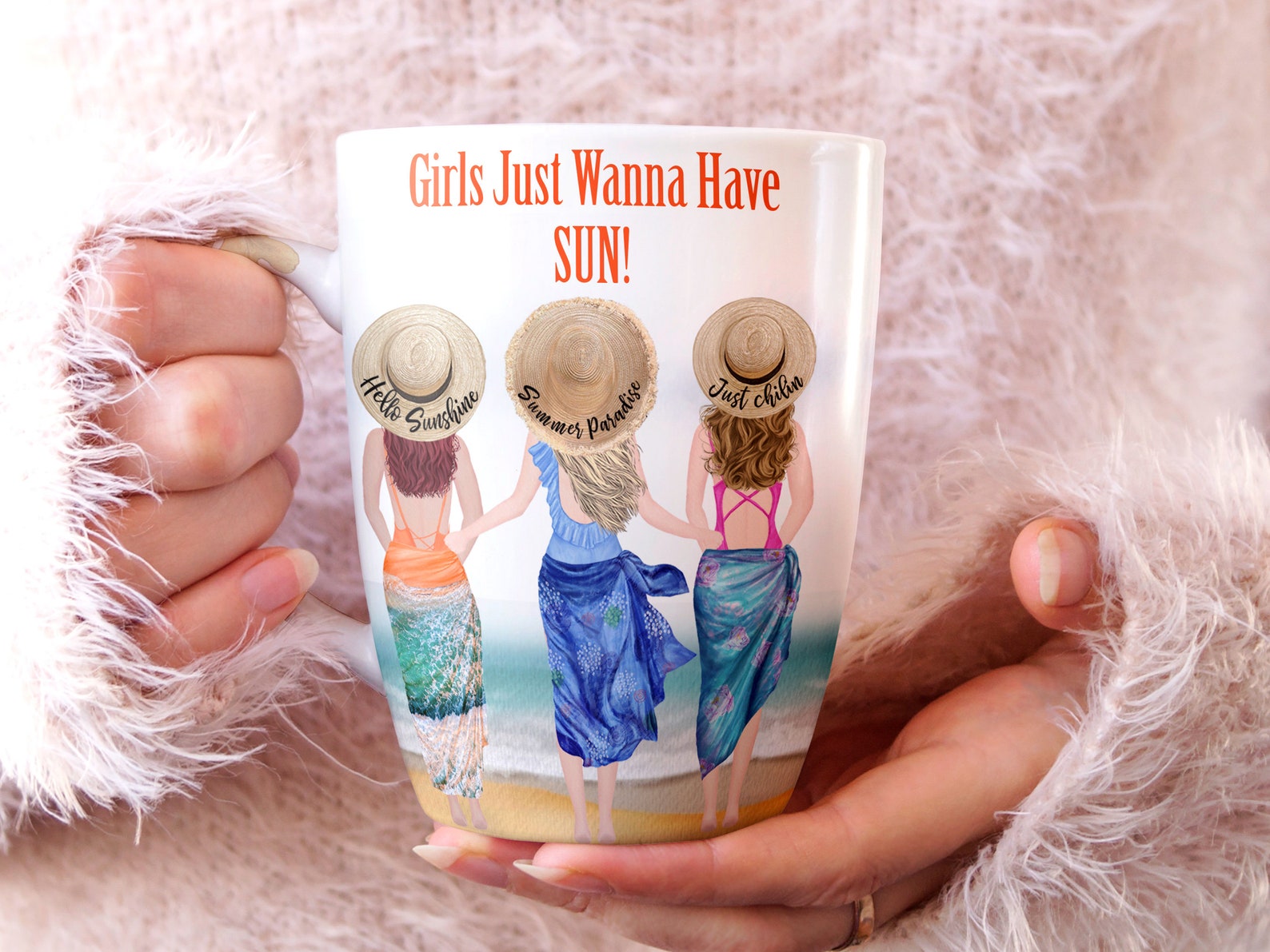 Summer Girls Clipart: beach GIRLS Clipart Best - Etsy