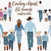 Cowboy Family Clipart: "western FAMILY Clipart" Country Family ...