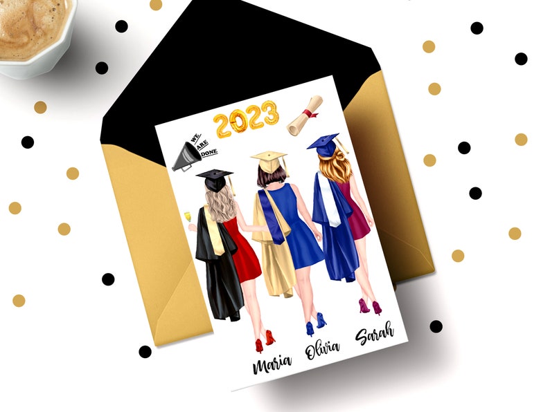 Graduation Clipart: graduating Students Graduate - Etsy