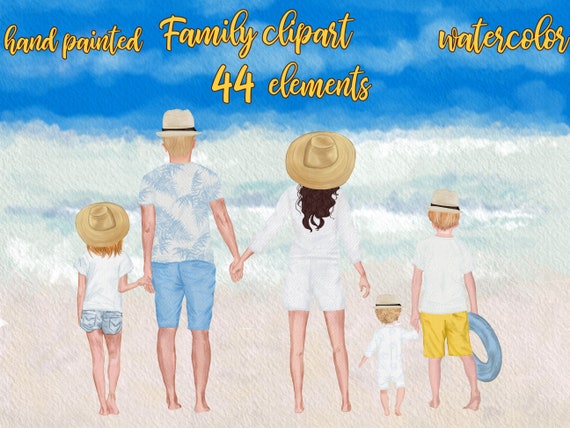 Family Clipart 6 People
