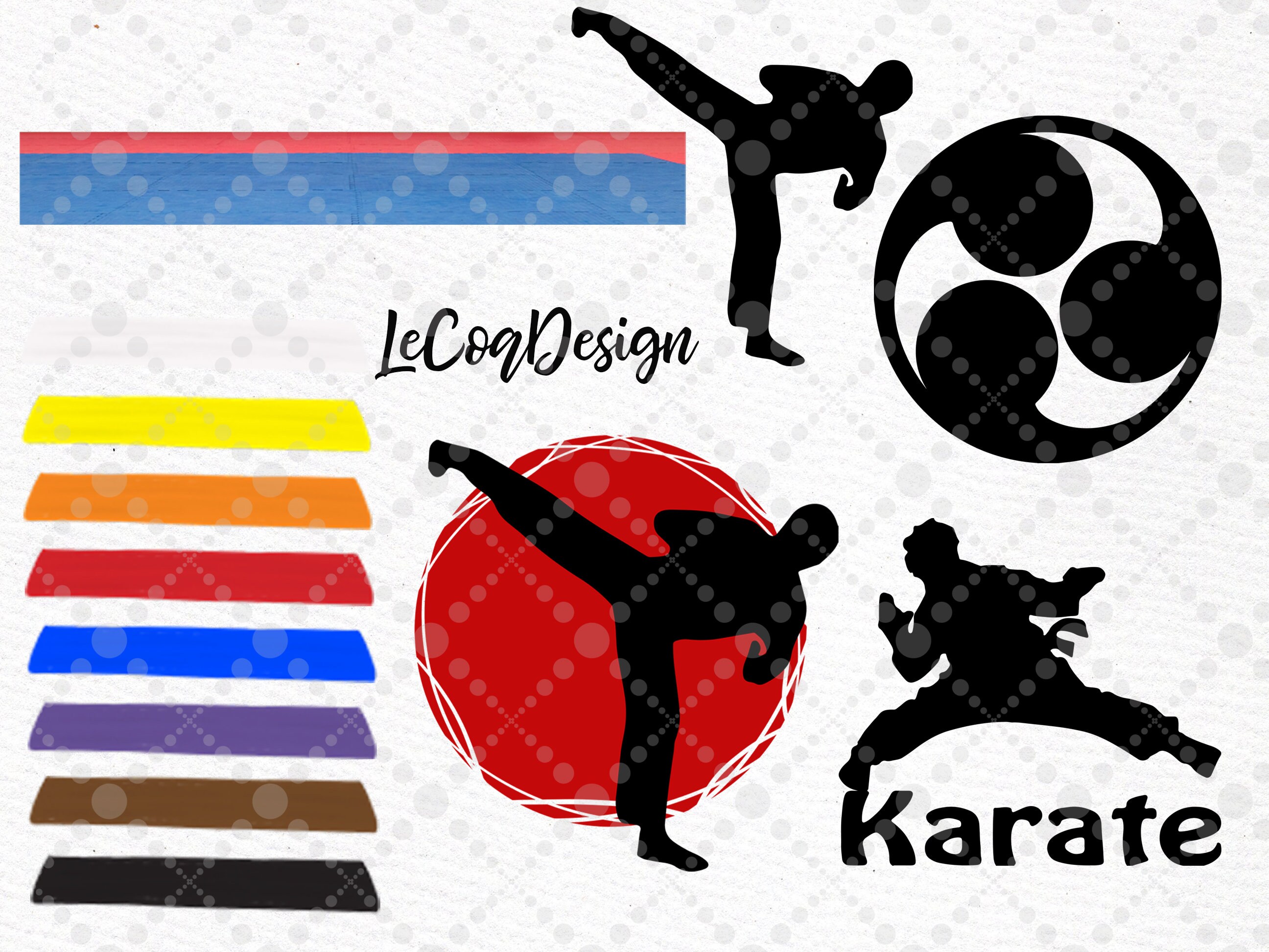 Karate Clipart: "karate KIMONO Clipart" Sports Clipart Karate Family ...