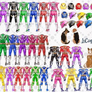 Power Rangers Clipart: superhero FAMILY Clipart Power Rangers Family ...