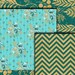 Gold Mint Digital Papers: floral DIGITAL Paper Gold Patterns Floral ...