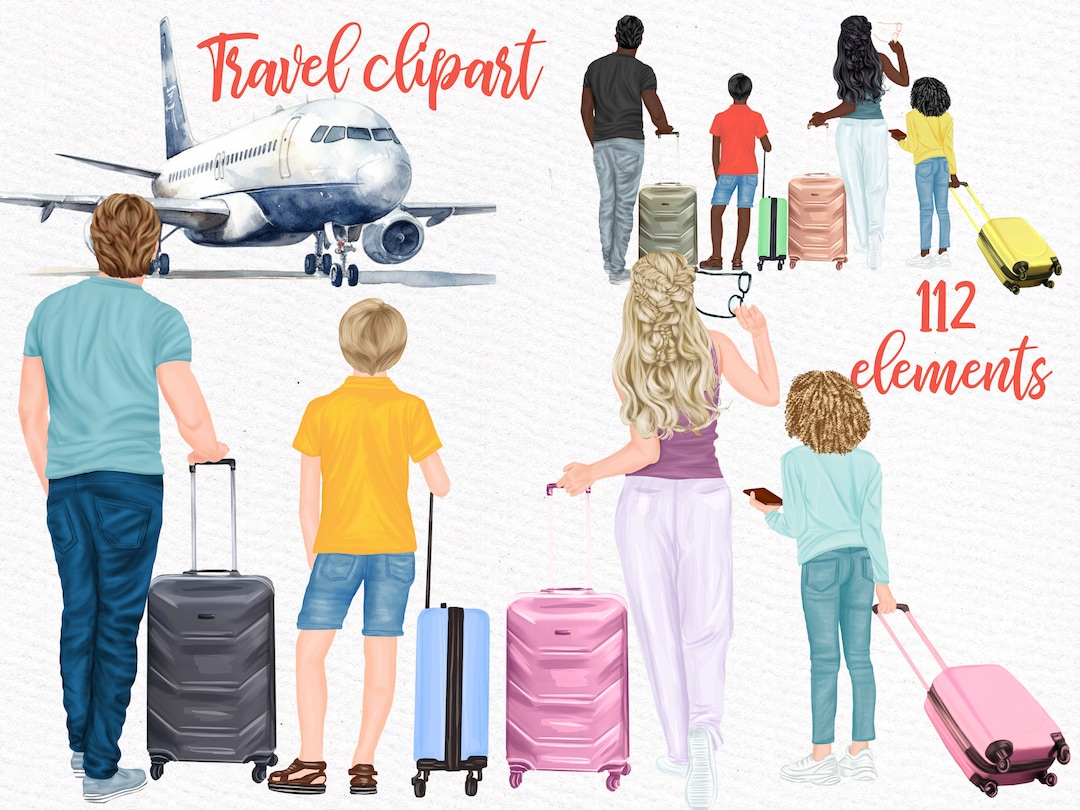 Travel Clipart: "family VACATION Clipart" Travel Family Clipart ...
