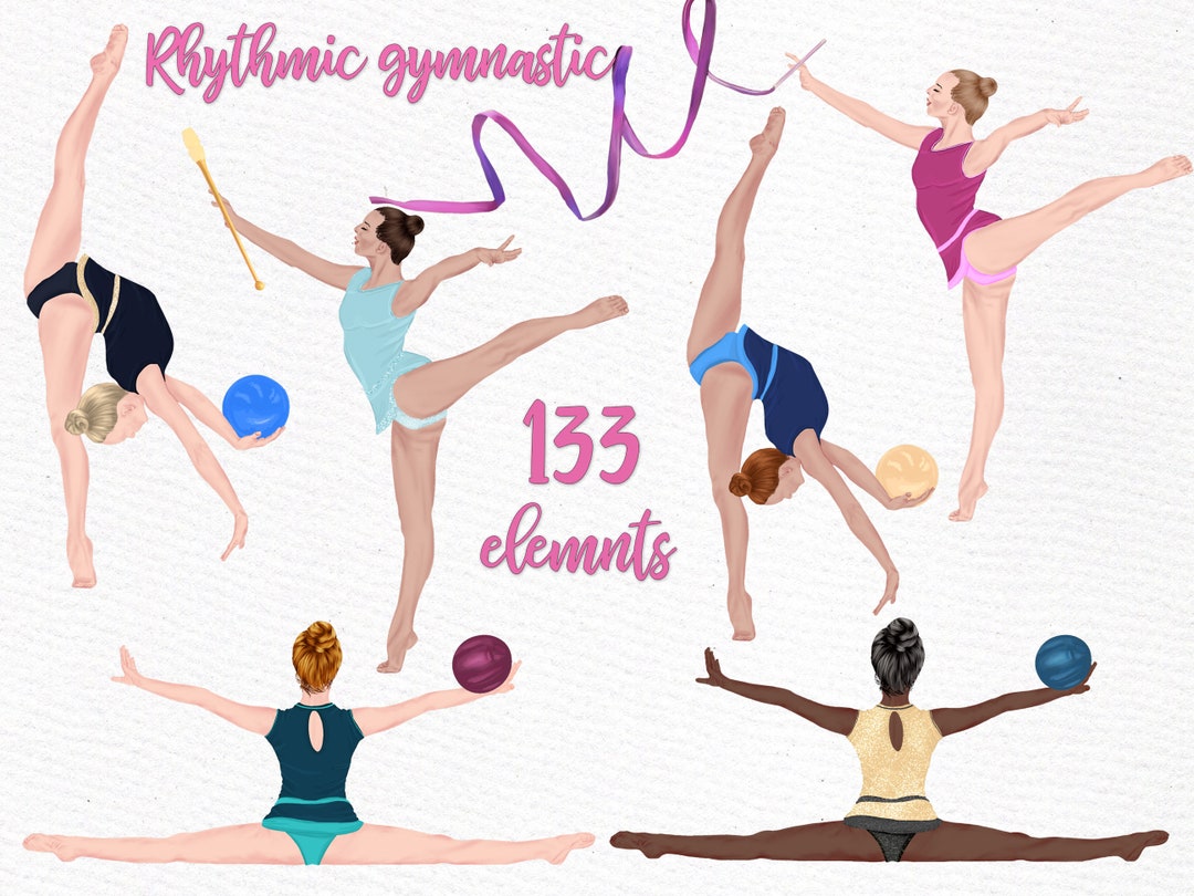 Gymnastics Clipart: "best FRIENDS Clipart" Rhythmic Gymnastics Clipart ...