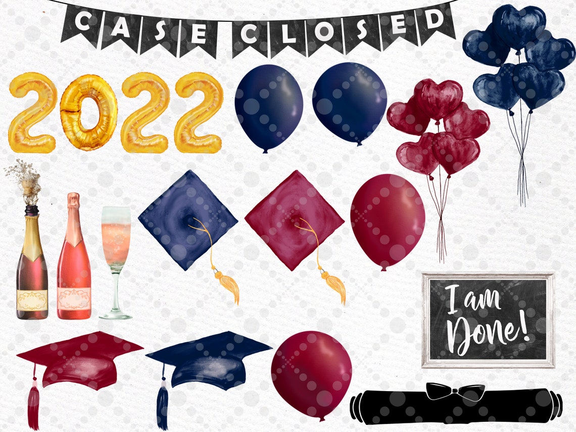 Graduation Clipart: graduating Students Graduate - Etsy