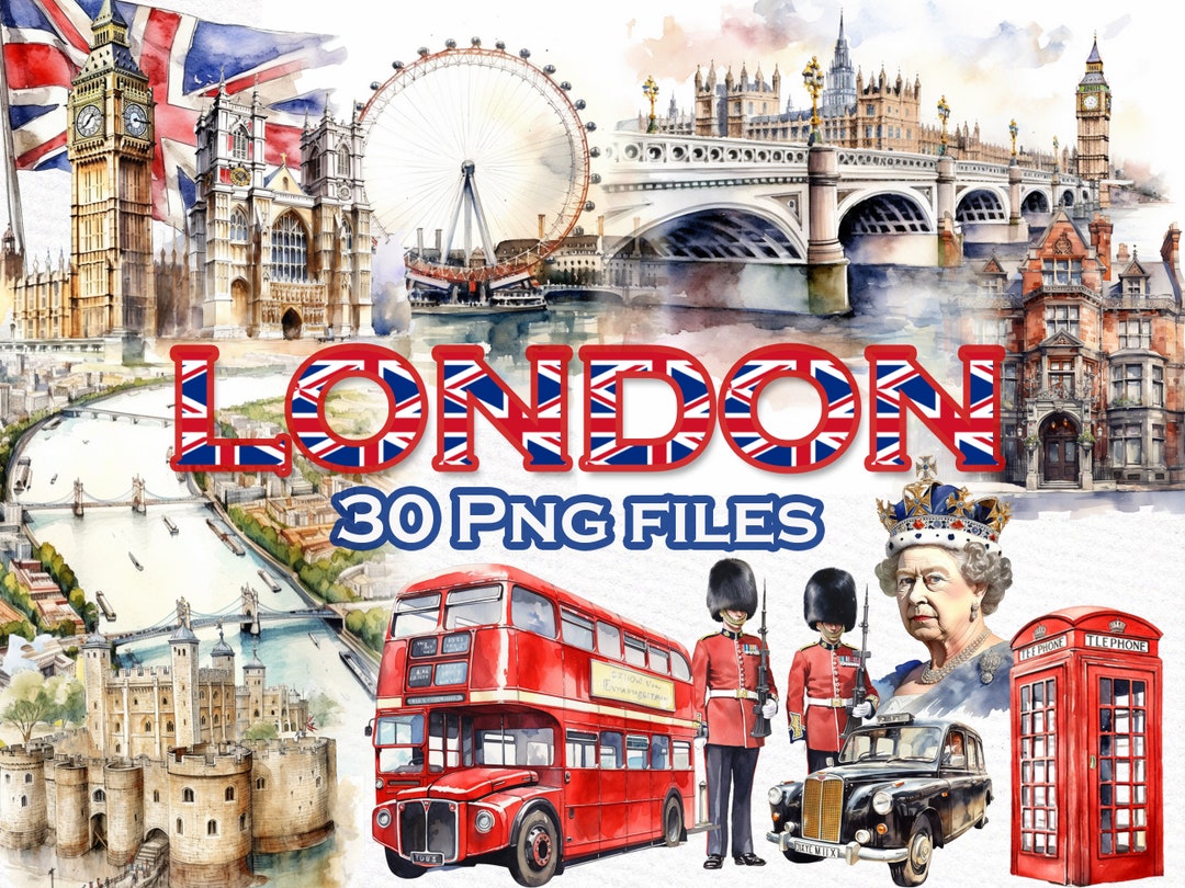 London Clipart: "britain Clipart" London Illustrations, London PNG ...