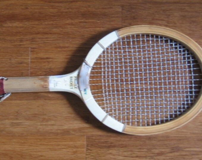 Vintage 60's-70's, Sportcraft Wooden Paddle Racket Racquet Racquetball ...