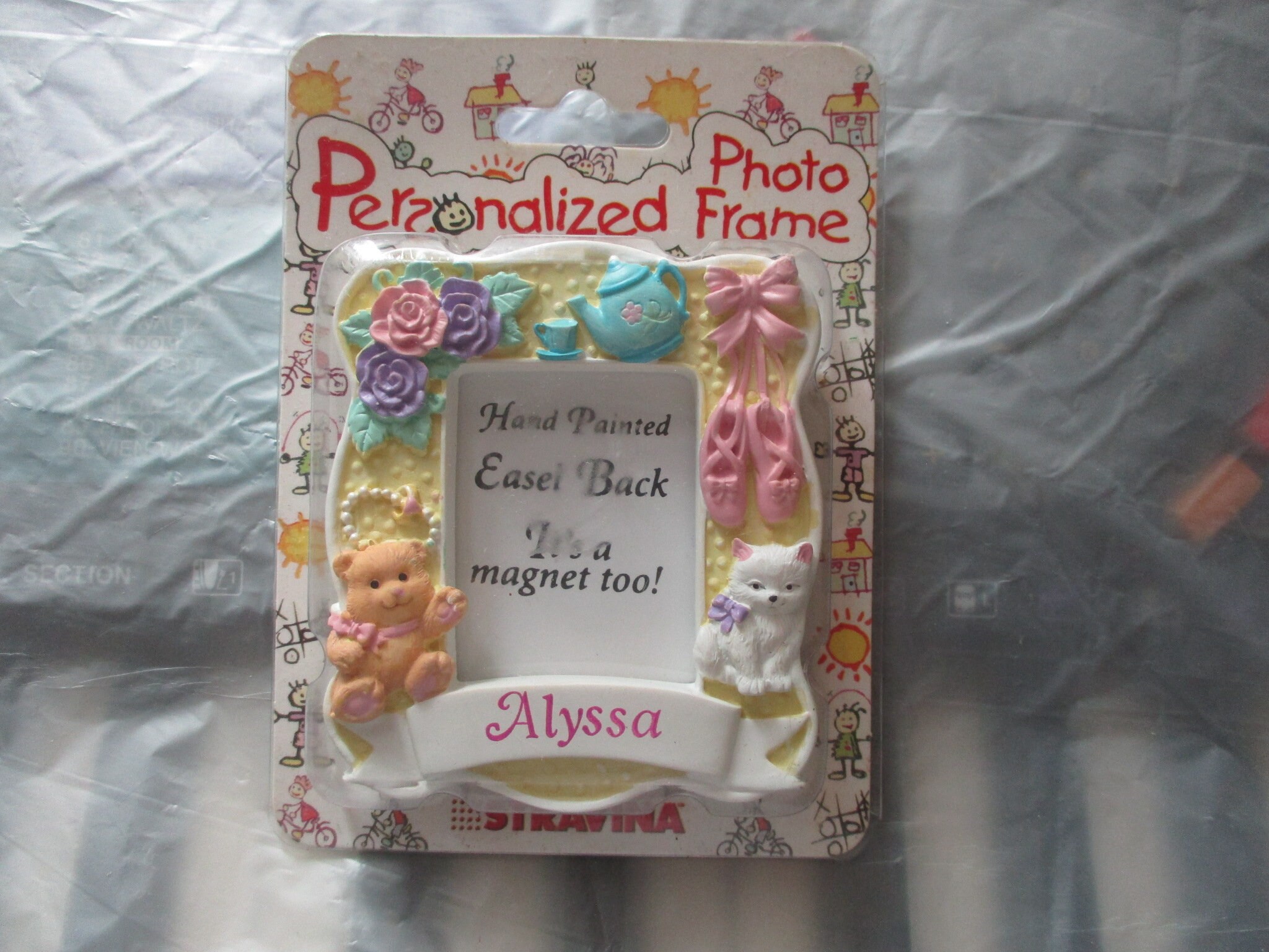 Vintage, Rare Find, Unique Magnet Photo Personalized Frame alyssa by ...