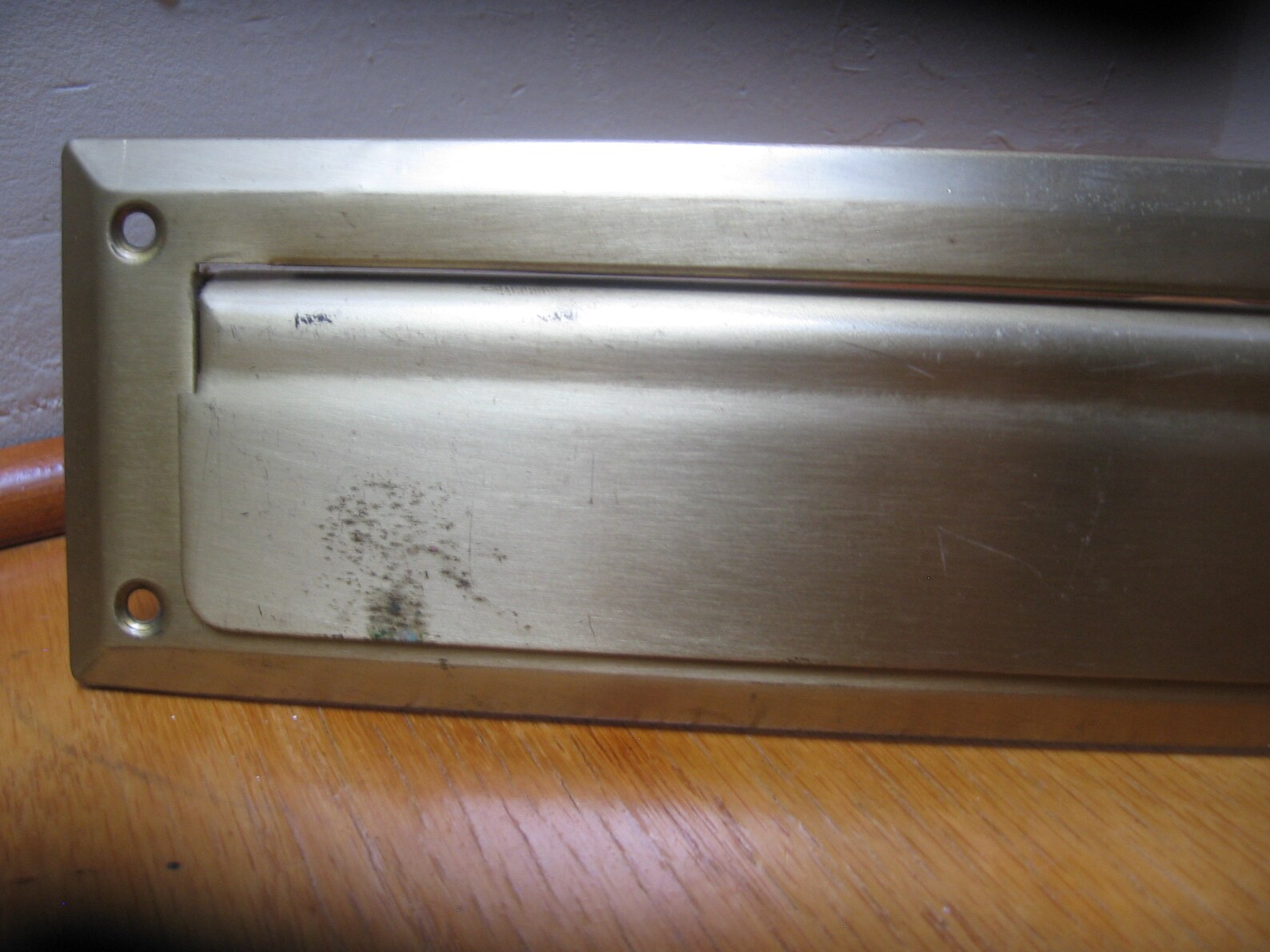 Vintage Brass Letter Slot, Letter Box Door Slot, Mail Door Slot, Mail ...