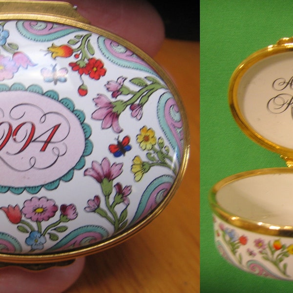 Halcyon Enamel Boxes - Etsy