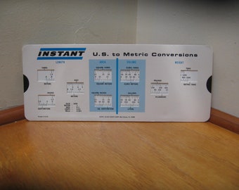 Free Metric Conversion Chart - Etsy
