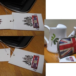 Unique British Flag Wallet/clutch by Z.a.london Ltd, Snap Coin/cash Red ...