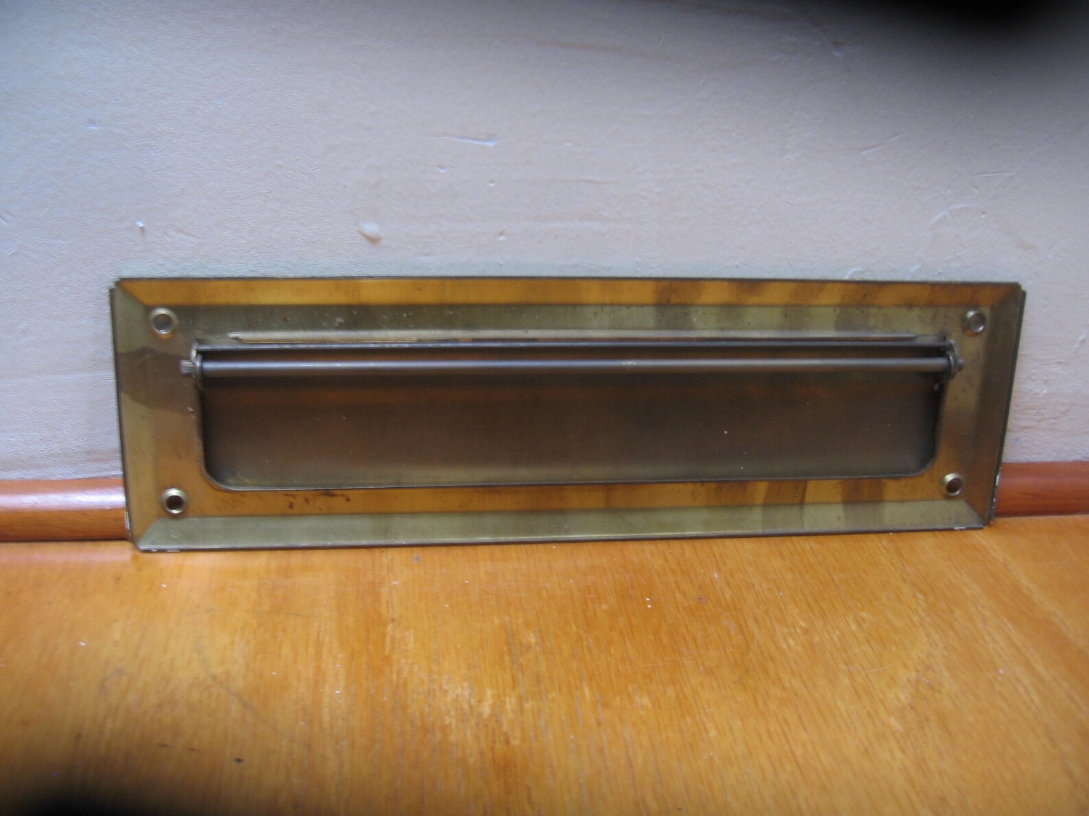 Vintage Brass Letter Slot, Letter Box Door Slot, Mail Door Slot, Mail ...
