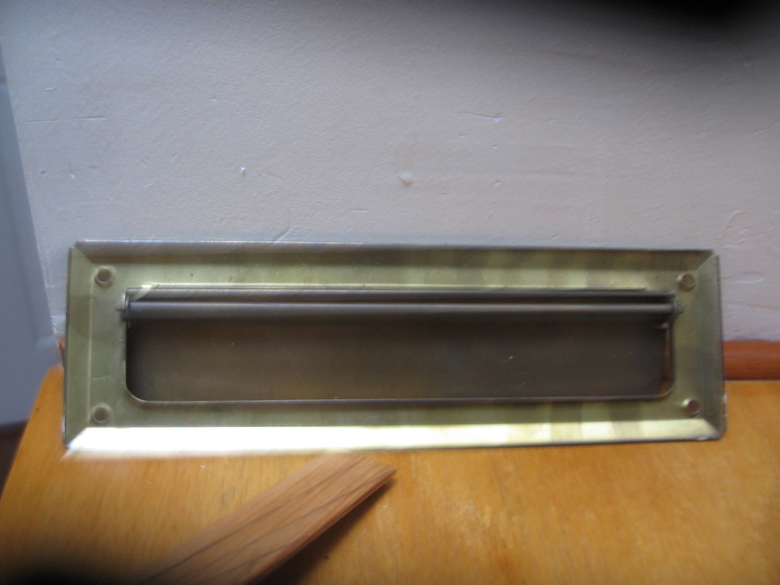 Vintage Brass Letter Slot Letter Box Door Slot Mail Door - Etsy